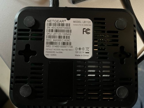 Netgear LB1120 4G LTE Cellular Wireless Modem & 6000450 MIMO Antenna | eBay