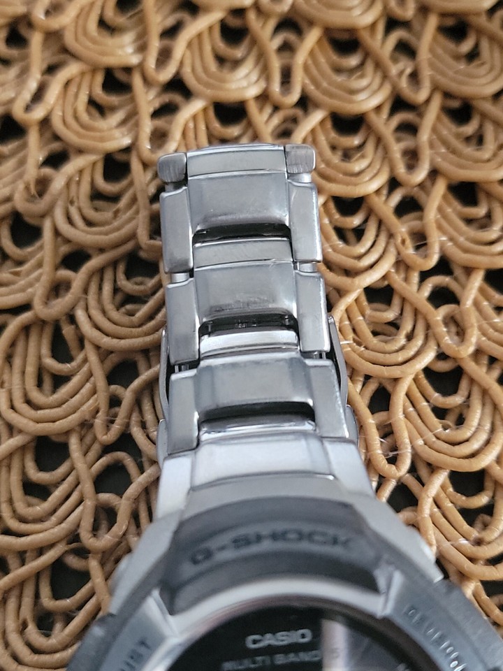 RARE CASIO G-SHOCK GW-8100 MULTI-BAND 5 SOLAR TOUGH STAINLESS MENS ...