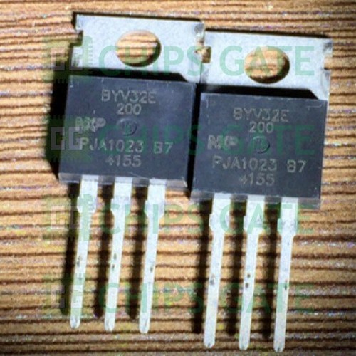 3PCS BYV32E-200,127 DIODE FAST DUAL 20A 200V TO220AB BYV32E-200 BYV32 ...
