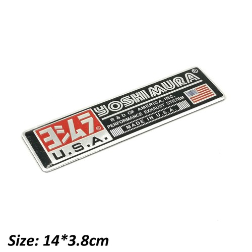 2X Aluminum Heat-resistant Motorcycle Exhaust Pipe Sticker Yoshimura ...