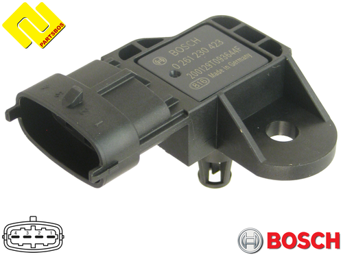 BOSCH 0261230423 INTAKE MANIFOLD PRESSURE SENSOR MAP 0261230424 ...