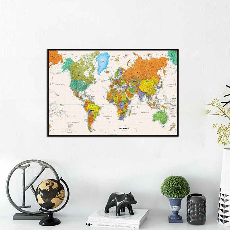 Download World Map Giant Wall