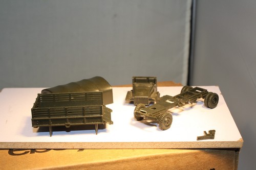 US Army M109 GMC 2.5 ton Troop Truck Parts ROCO MINITANKS Made in ...