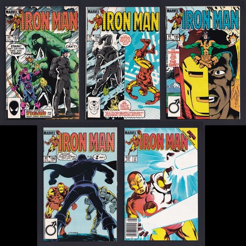 Iron Man #193-197 1st appearance of Scourge/New Doctor Spectrum Marvel ...