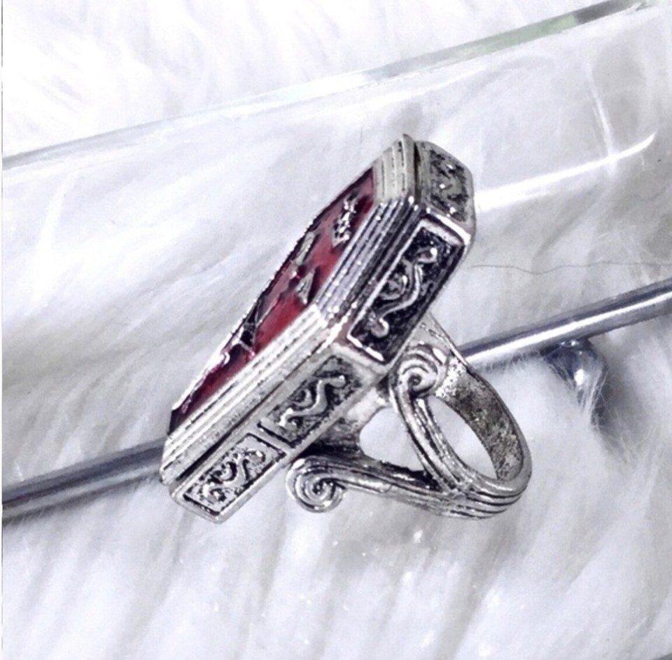 Memento Mori Coffin Casket Skeleton Ring | eBay