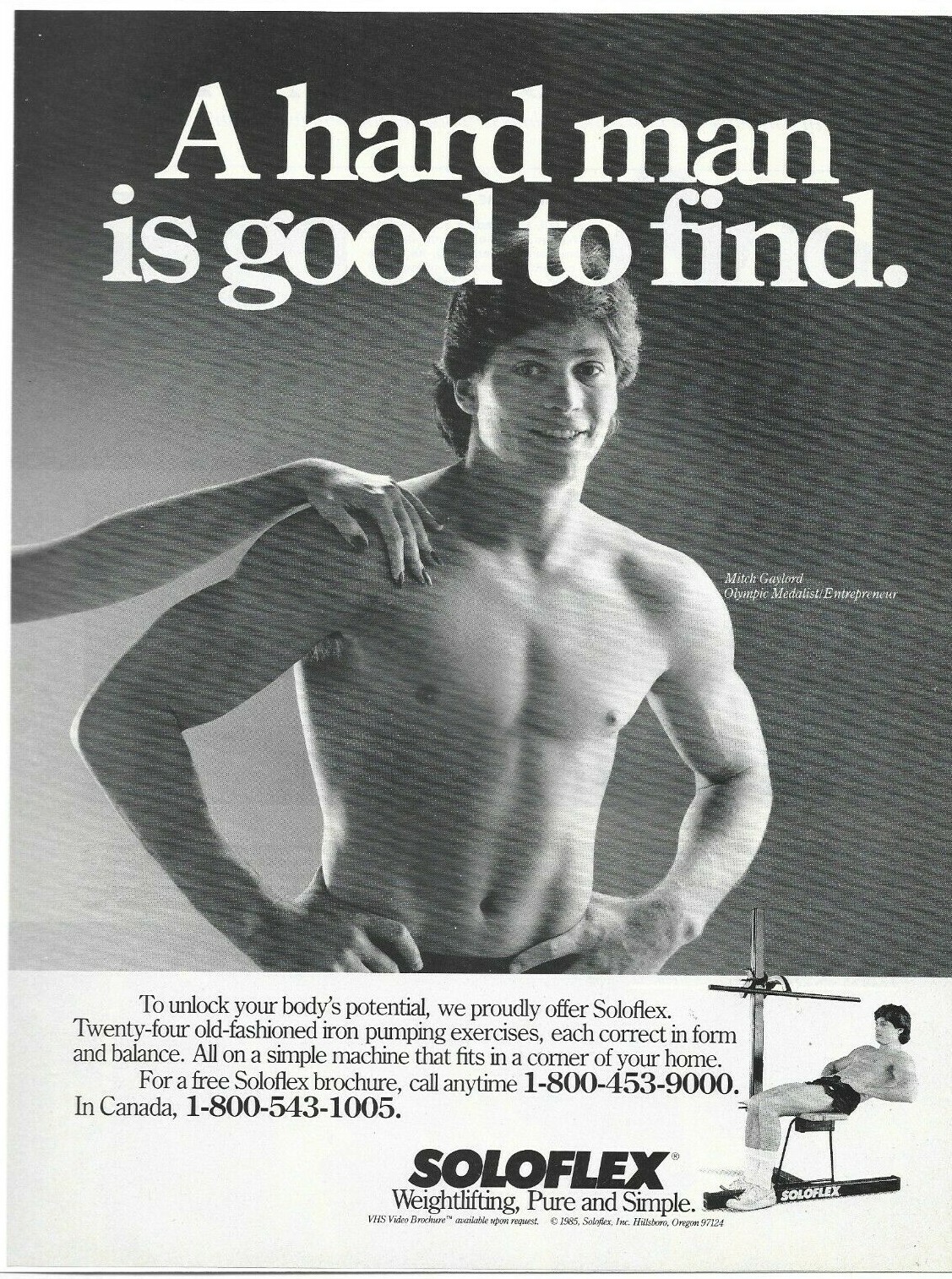 Soloflex Ad w Mitch Gaylord, Soloflex Workout Equipment Ad, Soloflex Ad ...