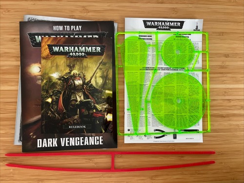 Warhammer 40K Necromunda Blast Templates Dark Vengeance Mini Rulebook ...