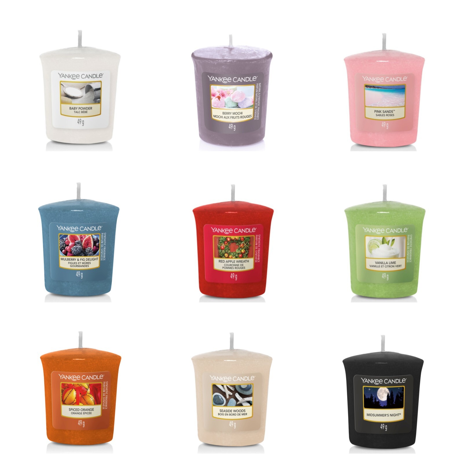 *CLEARANCE SALE* Yankee Candle Votive Sampler Scented Candles Fast ...