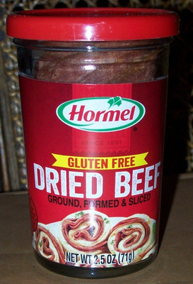 HORMEL Dried Beef 2.5 oz~Glass Jar is Discontinued~7/13/26 Chipped ...