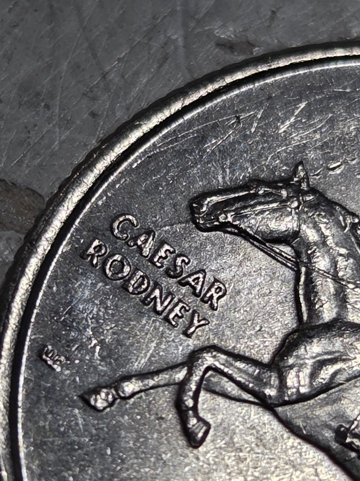 1999-P Delaware State Quarter Spitting Horse Error Coin | eBay