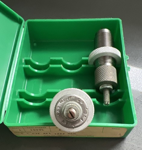 Vintage Mint Condition RCBS 222 Remington F.L. DIE SET #10901 w ...