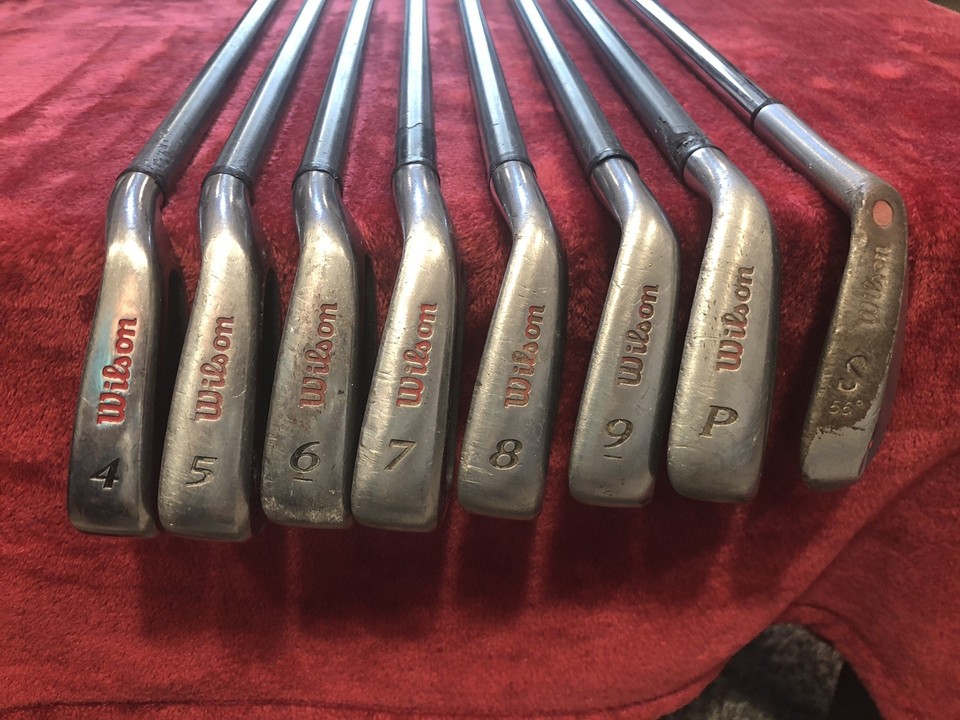 Wilson Golf FatShaft 3-PW+SW Iron Set HyperCarbon 535 Graphite RH R ...