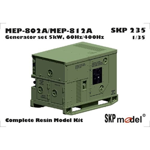 SKP 1/35 MEP-802A/MEP-812A Generator set 5kW, 60Hz/400Hz Resin kit | eBay