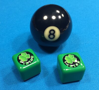 ( 2 ) NEW Billiard Pool Cue Chalk Holders Irish Design Chalker's Green ...