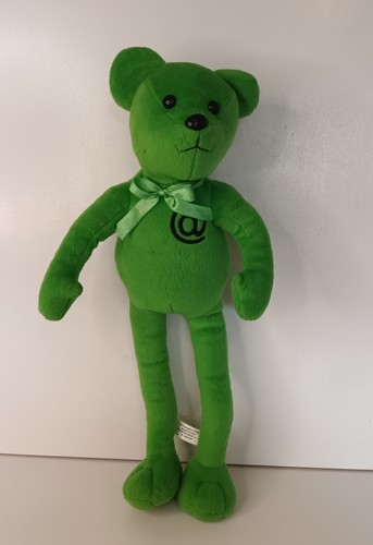 Prime Nakamura Green Teddy Bear Plush Toy @ Logo Long Legs Rare 42cm ...