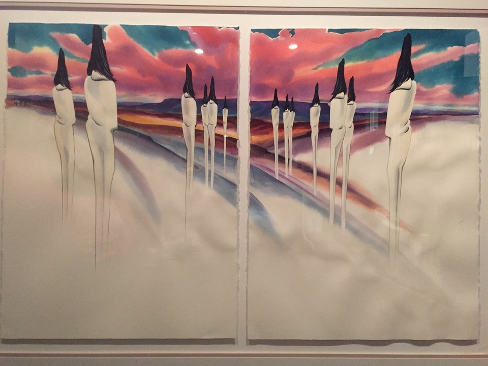 Todd Abbott Winters Original Art Watercolor Desert Indian Spirits ...