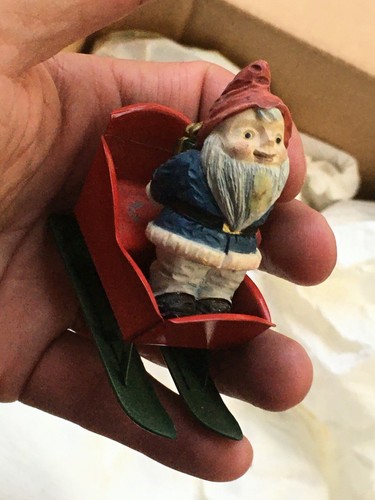 Elfin Christmas Sleigh Christmas Figure | eBay