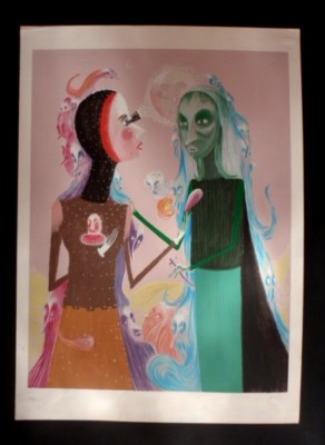 MAGICAL WOMEN Signed Original CUBA Screenprint by MARIA DEL PILAR REYES ...