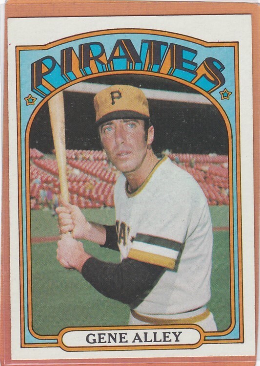 1972 TOPPS BASEBALL GENE ALLEY #286 PIRATES NM *A4788 | eBay