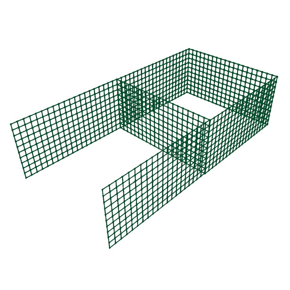 Whelping Box Pen 1m x 1m with Pig Rails Puppies Puppy Cage With Opening ...