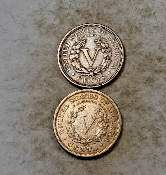 1897+1905 Liberty V Nickel Set/Lot ~ VF/XF ~ 2 Coins ~ ZVL38 | eBay
