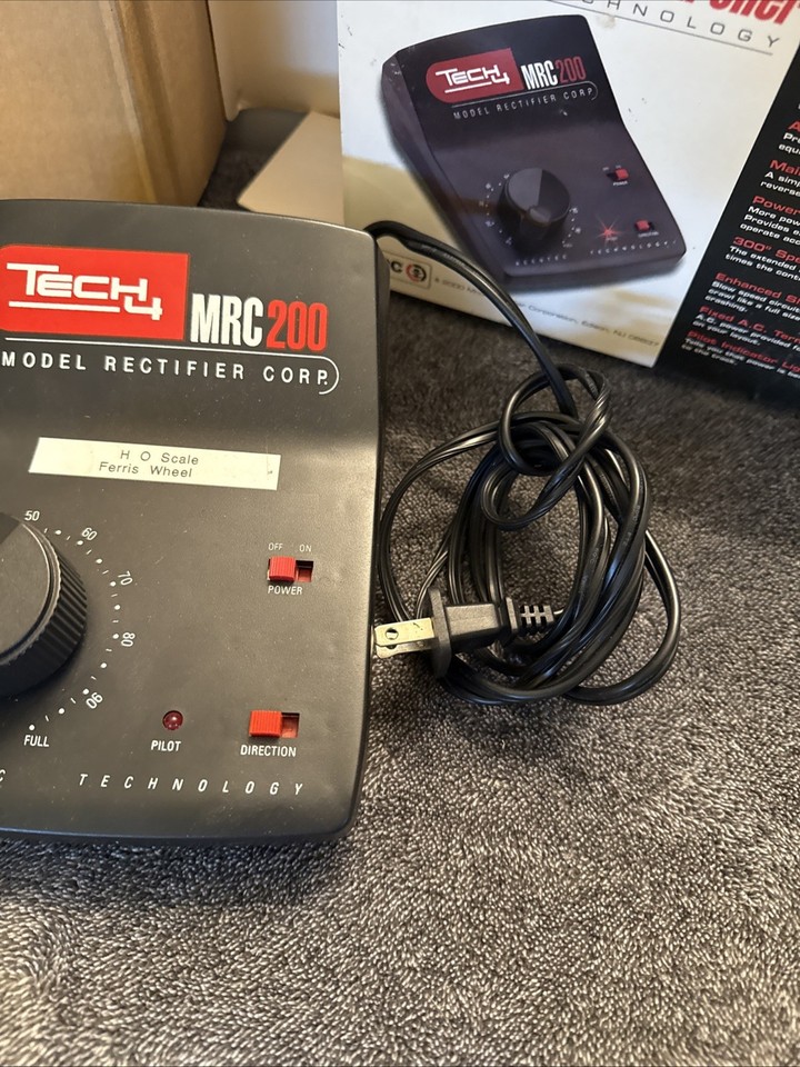 Model Train Transformer Power Control System Tech 4 MRC 200 Model ...