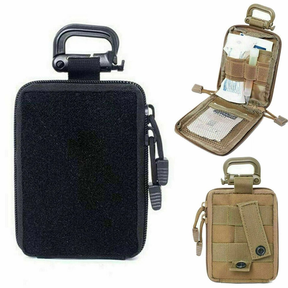 Military Small Wallet Tactical Molle EDC Pouch Range Bag Medical ...