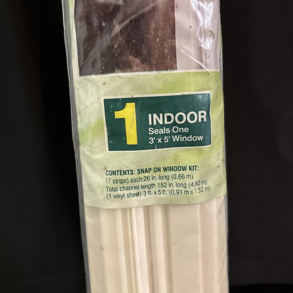 Duck Snap-On Window Kit Self-adhesive Channel Kit White 3’x5 Window | eBay