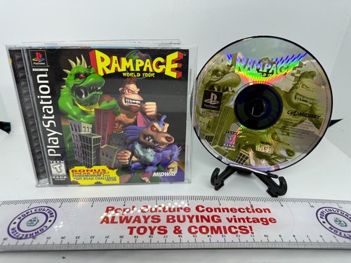 1997 Playstation PS1 Rampage World Tour Game Complete Inv-1027 | eBay