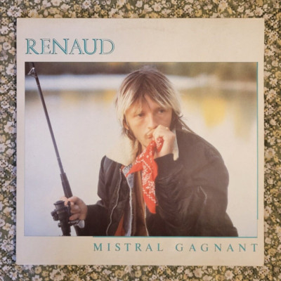 Renaud – Mistral Gagnant / LP 33T Fra 1985, Pochette Avec les Paroles ...