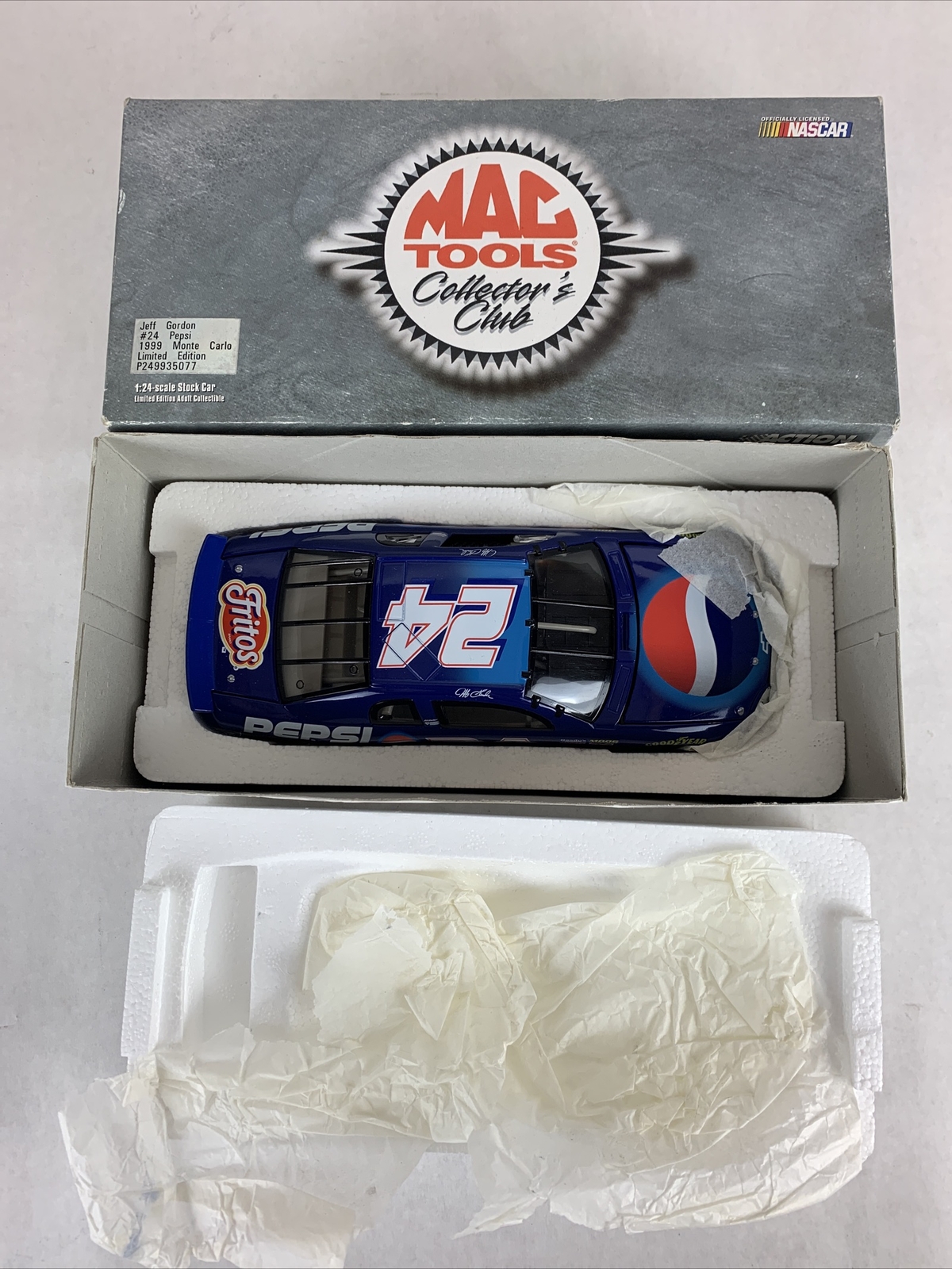 MAC Tools Nascar Jeff Gordon #24 1999 Monte Carlo 1:24 Scale Car ...