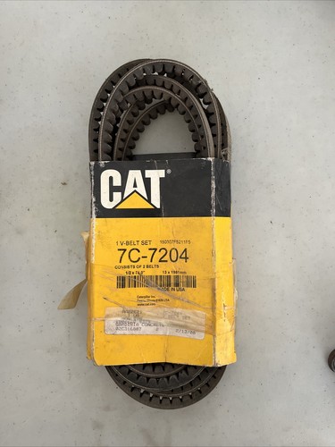 Cat Caterpillar V-Belt Set 7C-7204 (2 Belts Within Package) | eBay