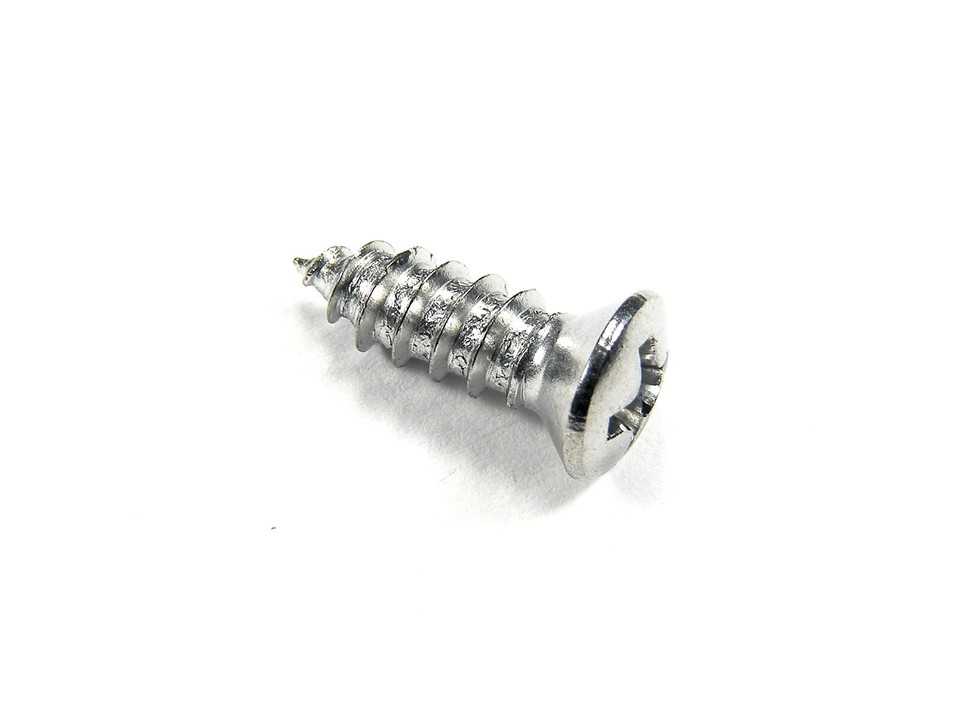 GM Chrome Interior Trim Screws- #8 x 1/2" Long- #6 Oval Head- 25 screws ...