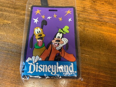 Disneyland Resort Pluto and Goofy Costco Travel Luggage Tag-NEW | eBay