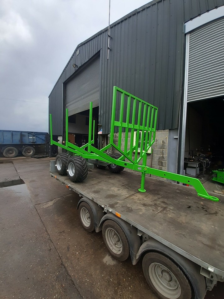 3t telescopic timber trailer including flotation tyres - Optional ...