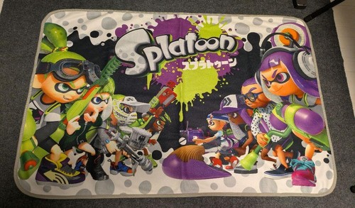 Splatoon Blanket Green Purple | eBay