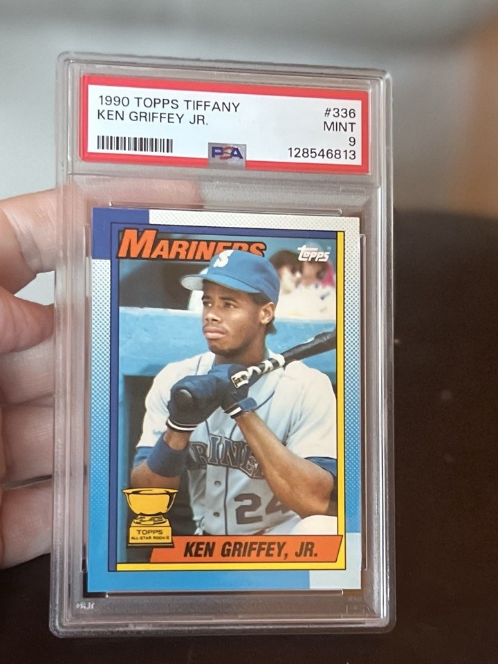 🔥1990 TOPPS TIFFANY #336 KEN GRIFFEY JR. PSA 9 Newly Graded | eBay