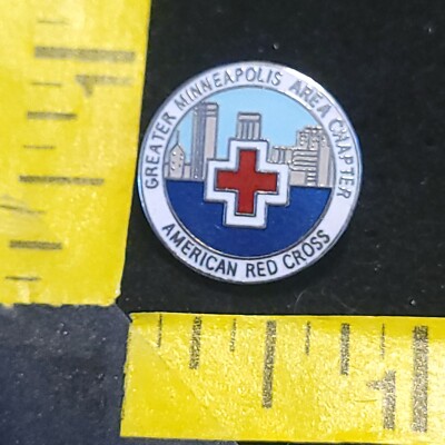 Greater Minneapolis Area Chapter American Red Cross Pin Brooch Badge ...