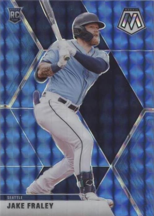 2020 Panini Chronicles - Mosaic Jake Fraley #48 Blue Prizm /99 (RC) for ...