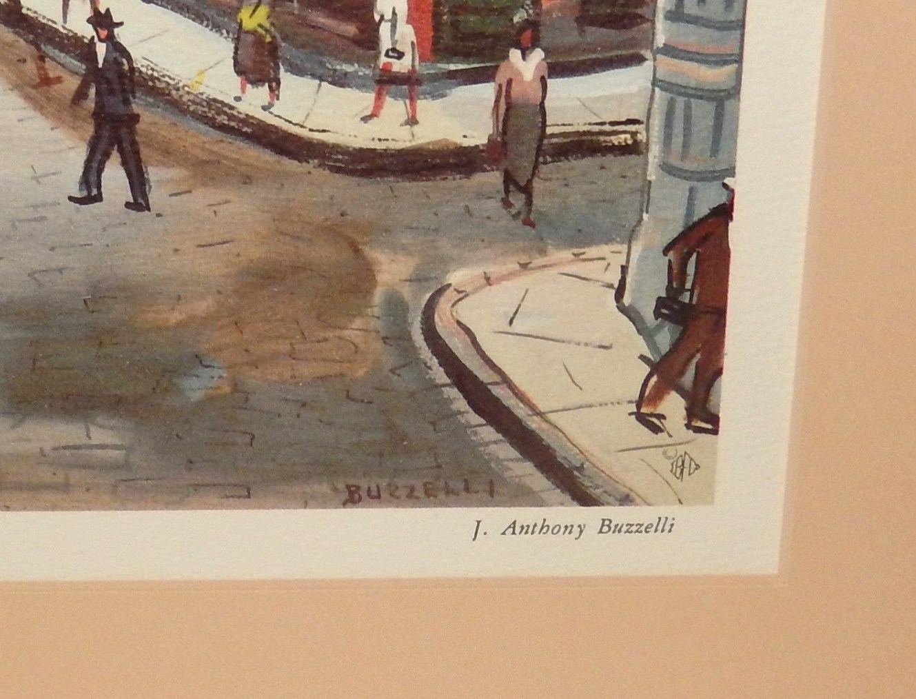 Joseph Anthony Buzzelli "Place du Chatelet,Paris" color lithograph | eBay