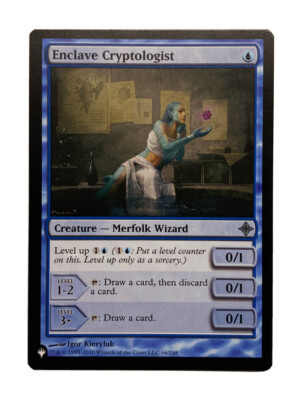 ENCLAVE CRYPTOLOGIST THE LIST MTG BLUE CREATURE UNCOMMON NM | eBay