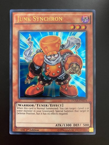 Yugioh Junk Synchron DUSA-EN074 Ultra Rare 1st Edition NM | eBay