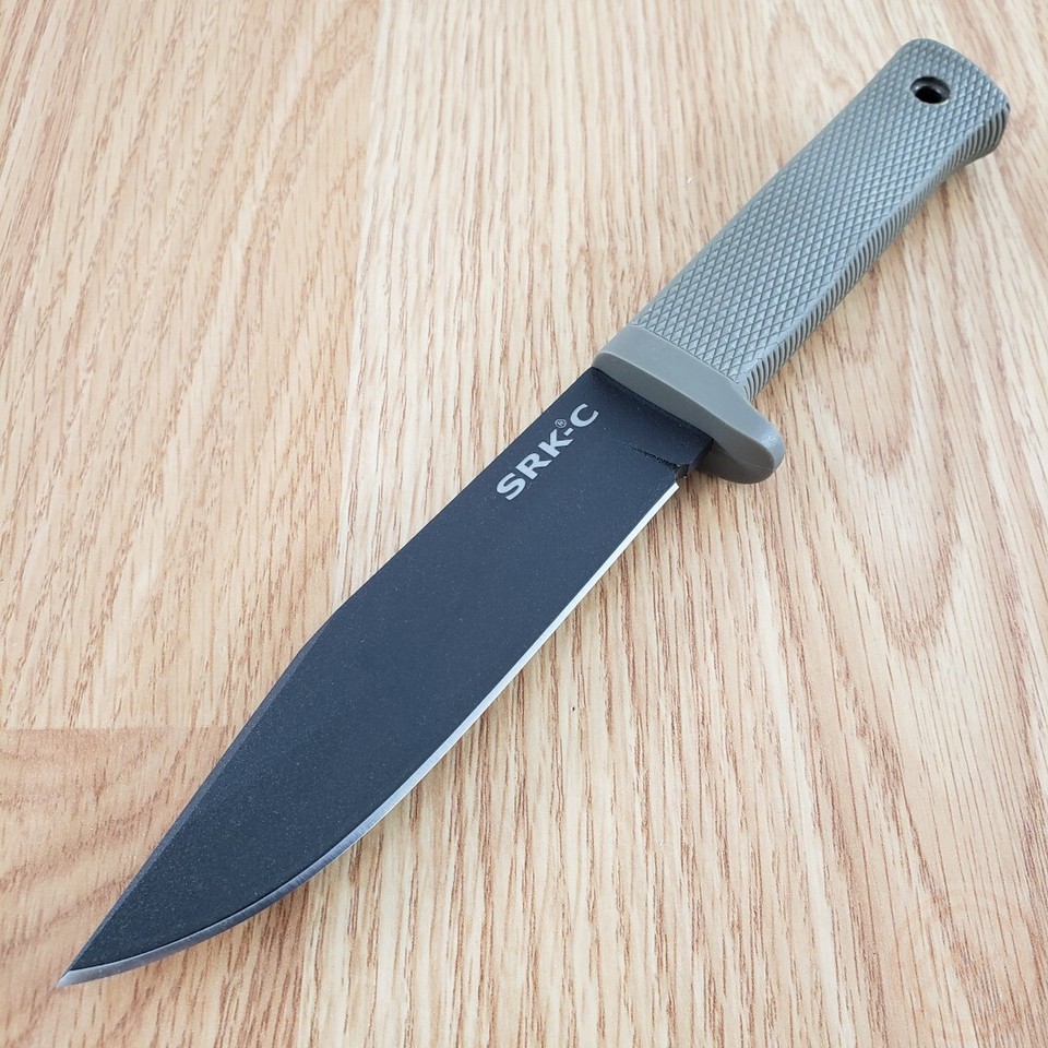 Cold Steel SRK Compact Fixed Knife 5" SK-5 Steel Blade Dark FDE Kray-Ex ...