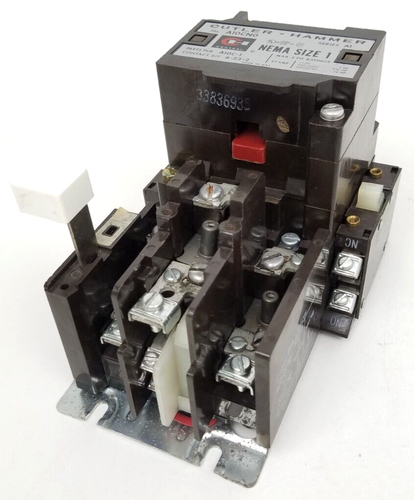 A10CNO Cutler Hammer NEMA Size 1 Motor Starter 120V Coil *Next Day ...