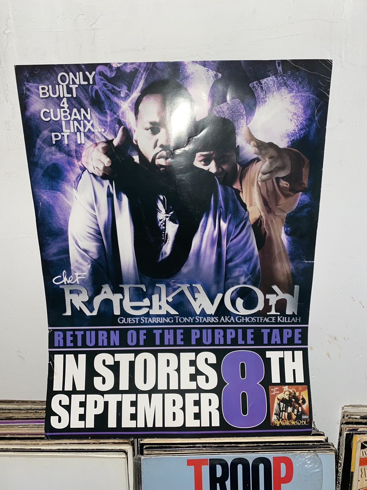Raekwon Return of The Purple Tape Poster Flat Used Wu Tang Clan | eBay