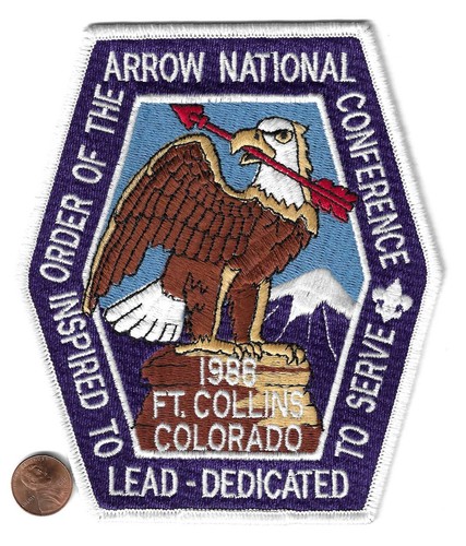 BSA OA NOAC 1988 NATIONAL ORDER OF THE ARROW CONFERENCE JACKET PATCH ...