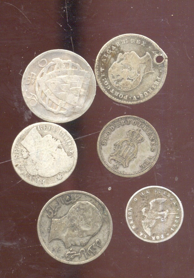 WORLD Coins , unsorted , b 6 x coins , some silver , some SCRAP | eBay UK