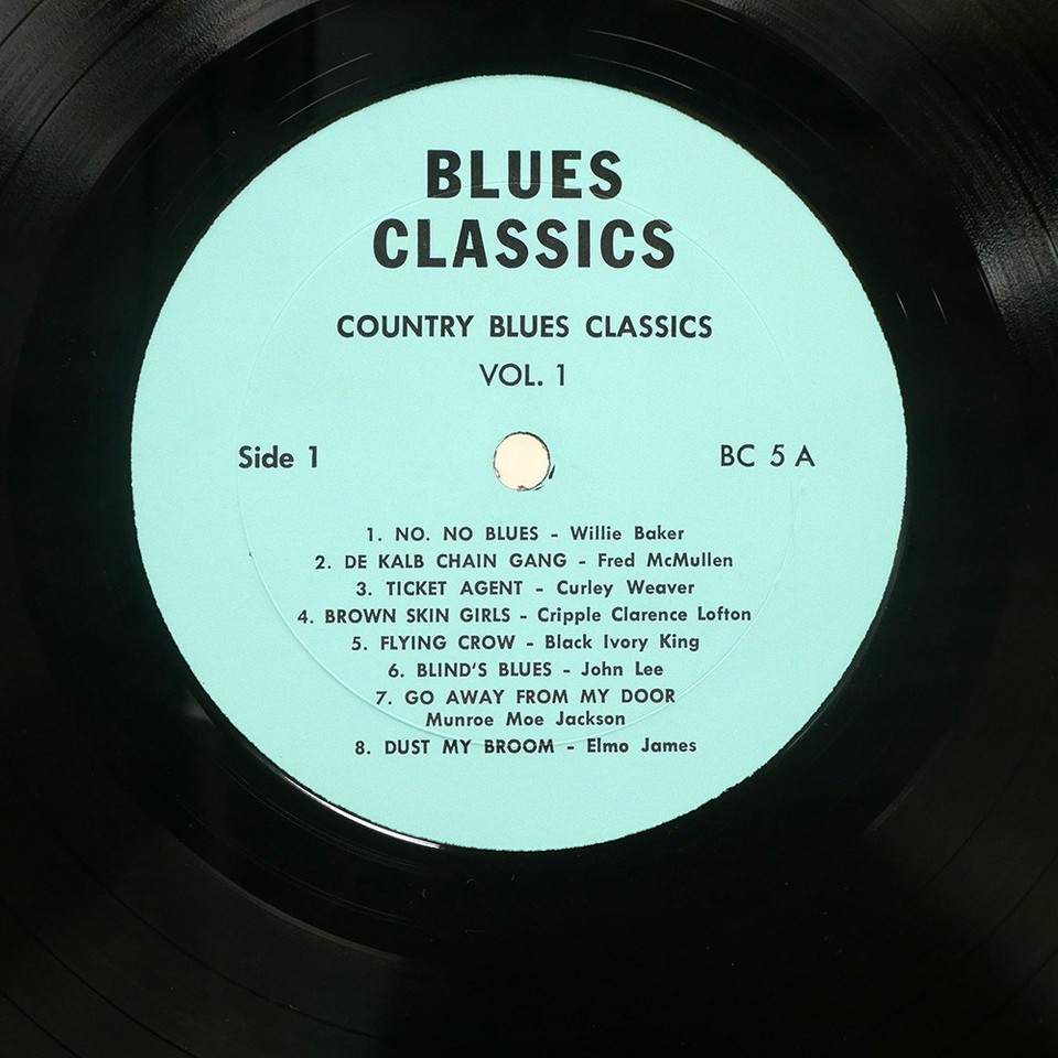 VA COUNTRY BLUES CLASSICS VOLUME 1 BLUES CLASSICS BC5 US REISSUE VINYL ...