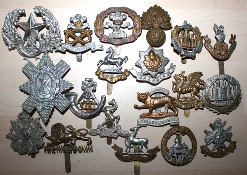 19 original Infantry Cap Badges CHEAP DEALERS LOT | eBay UK
