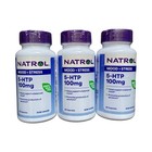 Natrol 5-HTP 100mg For Mood & Stress 30 Caps ea. ** 3 Bottles** Exp 6/ ...